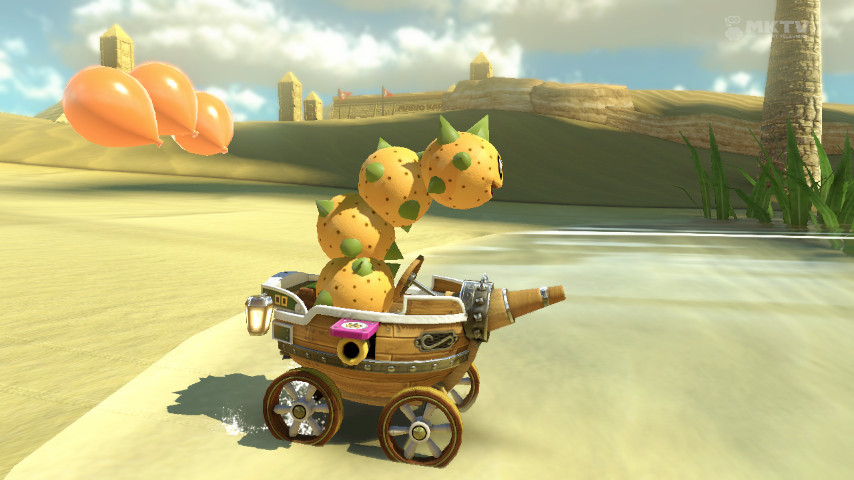Mario kart world newcomer Pokey (revamped) Mod for Mario Kart 8 | MK8 Mods