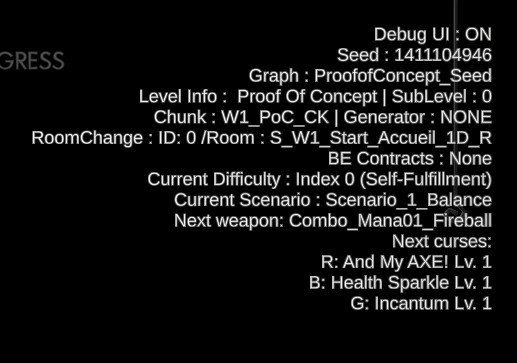 Show Debug UI Mod for Have a Nice Death | HaND Mods