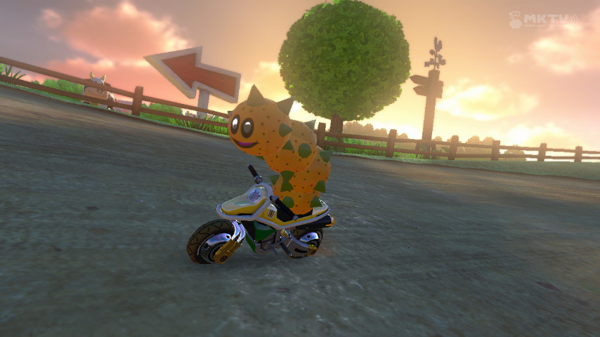 Mario kart world newcomer Pokey (revamped) Mod for Mario Kart 8 | MK8 Mods