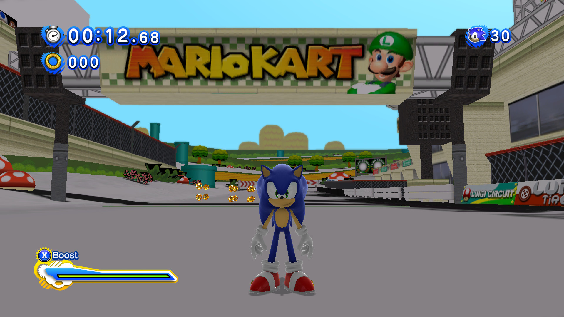 Luigi's circuit in Sonic Generations Mod for Sonic Generations (2011 ...