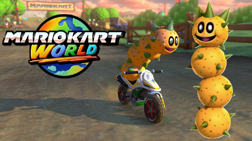 Mario kart world newcomer Pokey (revamped) Mod for Mario Kart 8 Deluxe ...