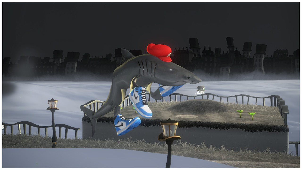 Tralalero Tralala over Mario Mod for Super Mario Odyssey | SMO Mods