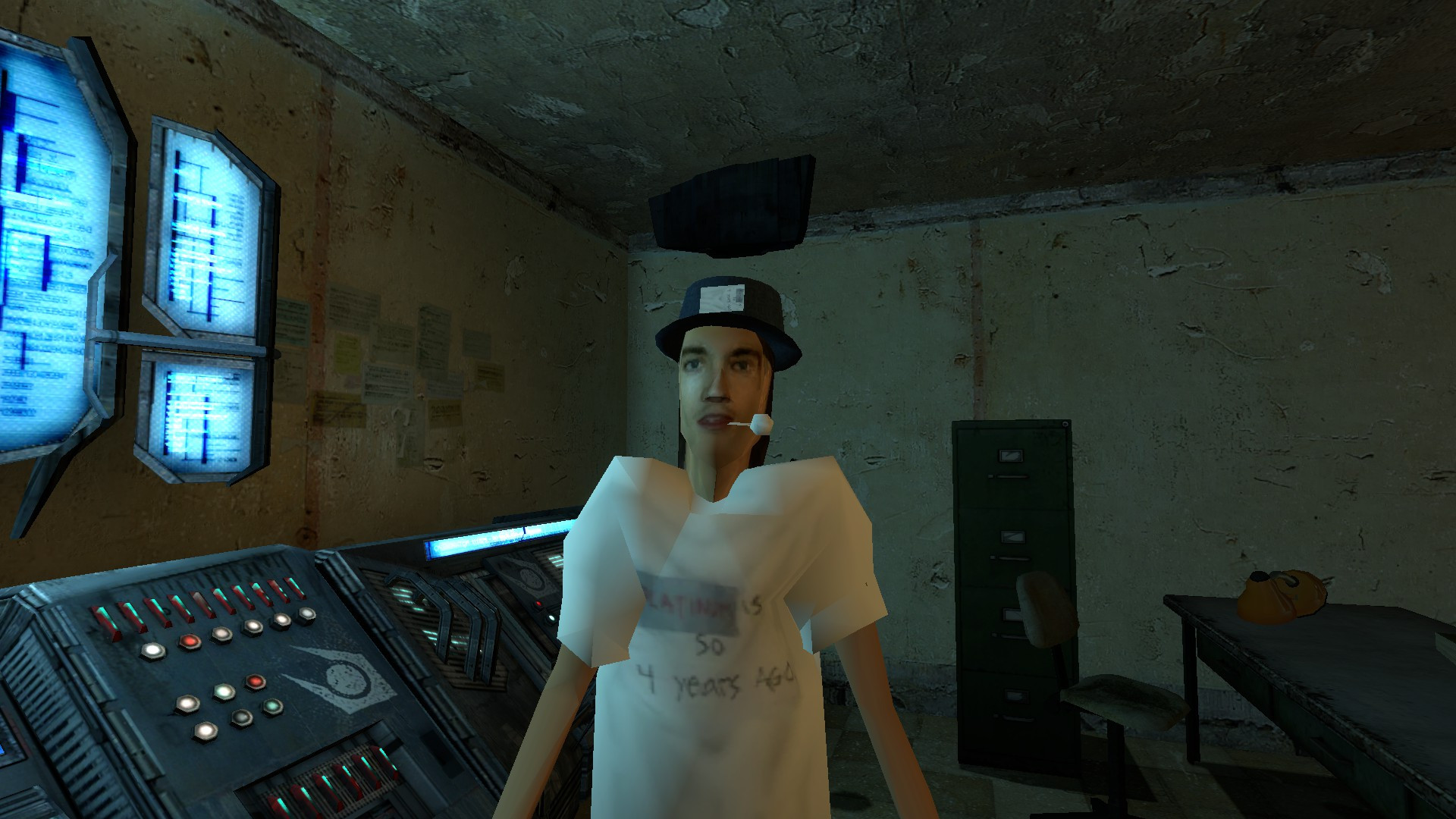 Alex Ebert Over Barney Mod for Half-Life 2 | HL2 Mods