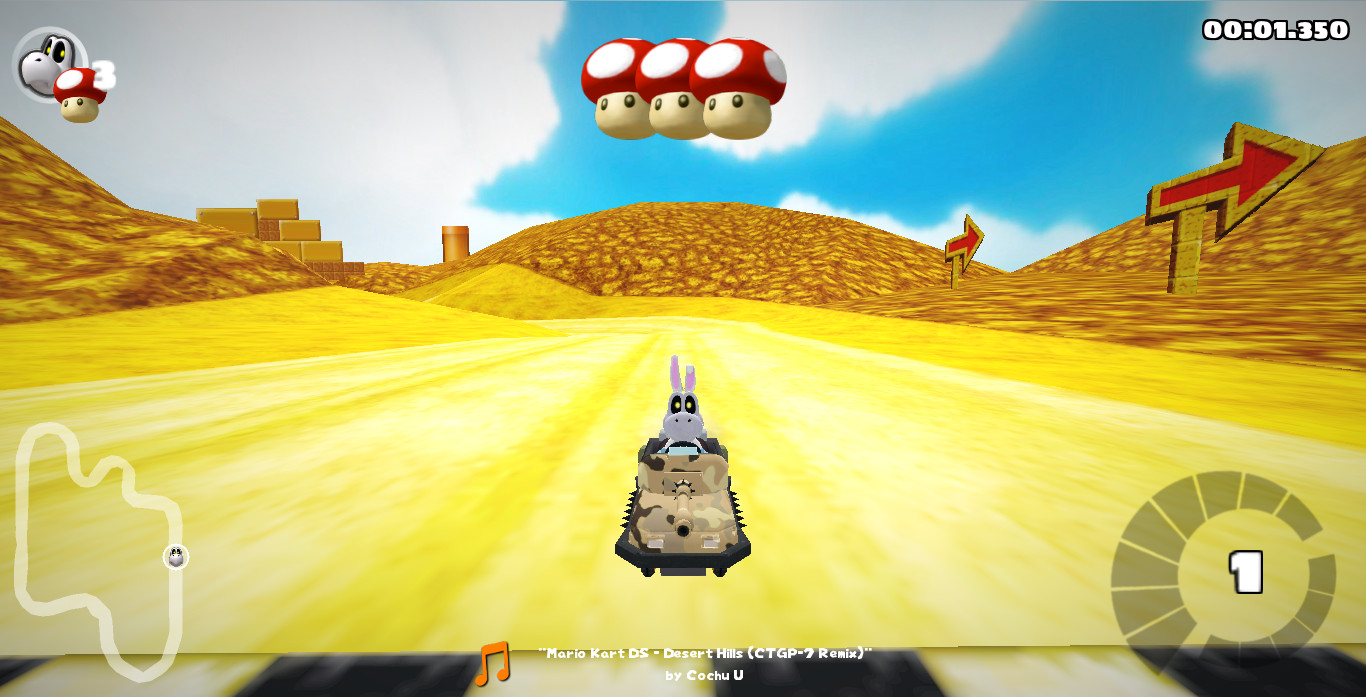 Dry Bones DX Mod for SuperTuxKart | STK Mods