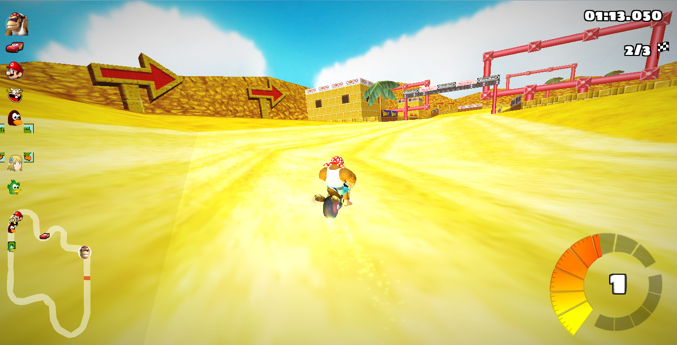 Funky Kong Mod for SuperTuxKart | STK Mods