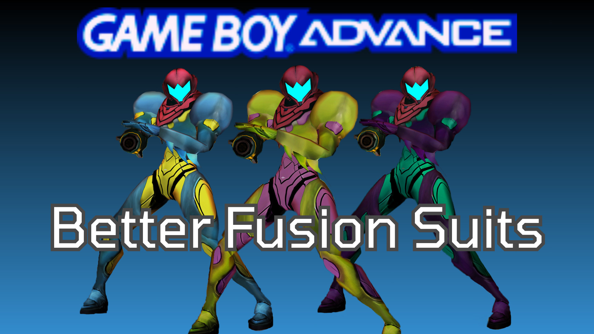 GBA Styled Fusion Suits Mod for Metroid: Samus Returns | M:SR Mods