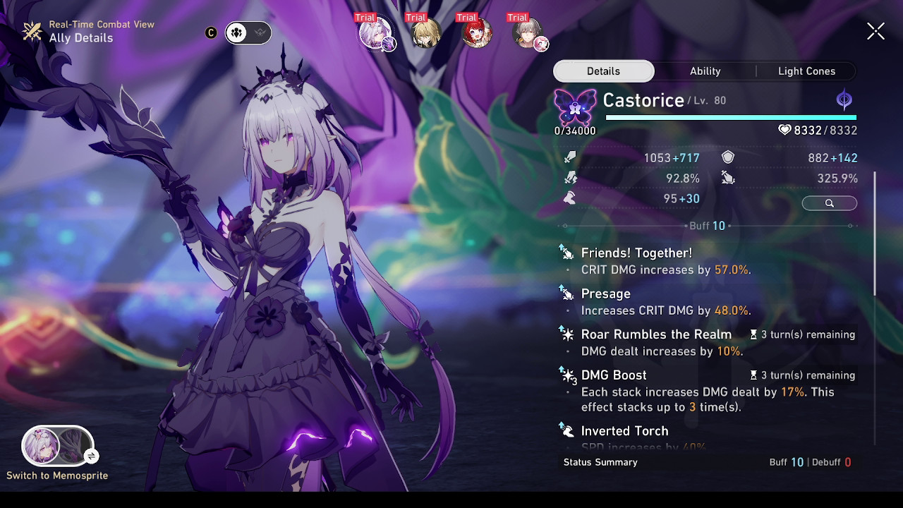 Purple Dress Castorice Mod for Honkai Star Rail | HSR Mods