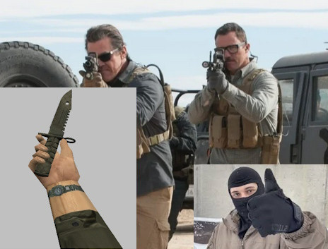 TACTICAL OPERATOR Arms (OLIVE & MULTICAM) Mod for Counter-Strike 1.6 ...