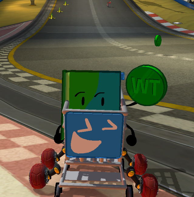 Book + Freesmart Supervan - BFDI Mod for Mario Kart 8 Deluxe | MK8D Mods