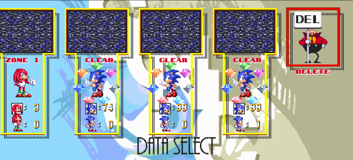 Data Select Options Mod for Sonic 3 A.I.R. | S3AIR Mods