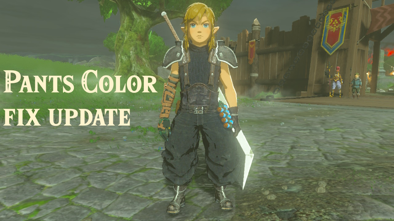 Zack's Armor-FF7 Rebirth Mod for The Legend of Zelda: Tears of the ...