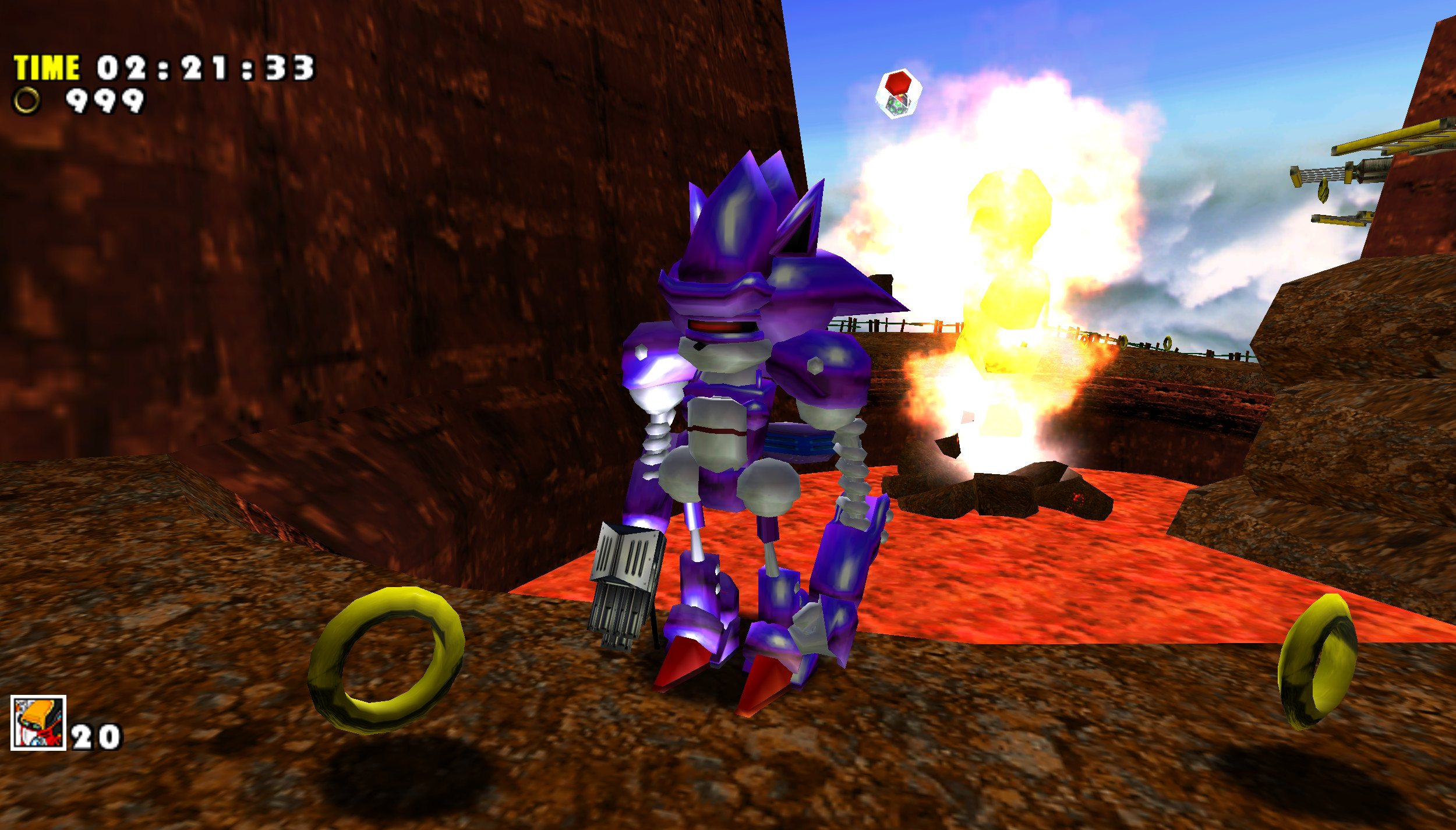 Mecha Sonic Over Gamma Mod for Sonic Adventure DX | SADX Mods