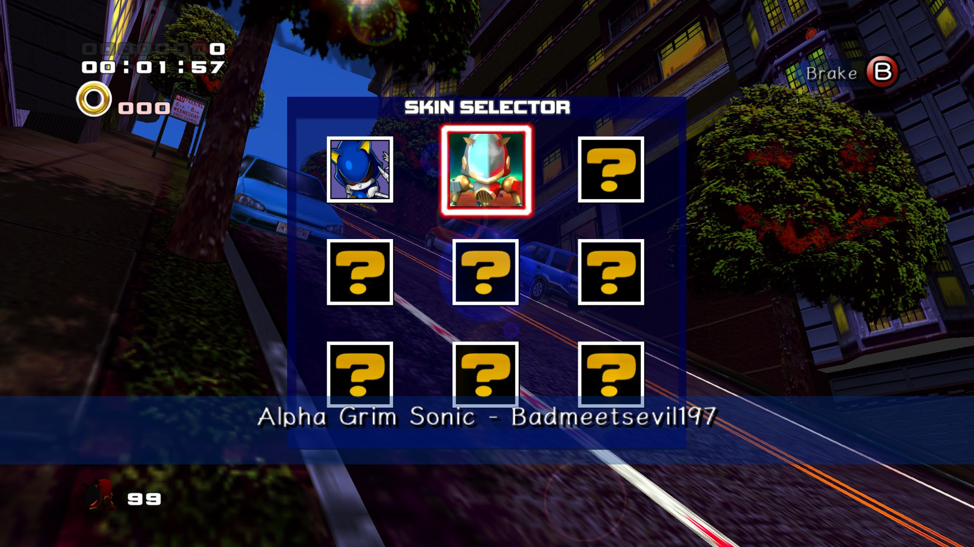 Alpha Grim Sonic Mod for Sonic Adventure 2 | SA2 Mods