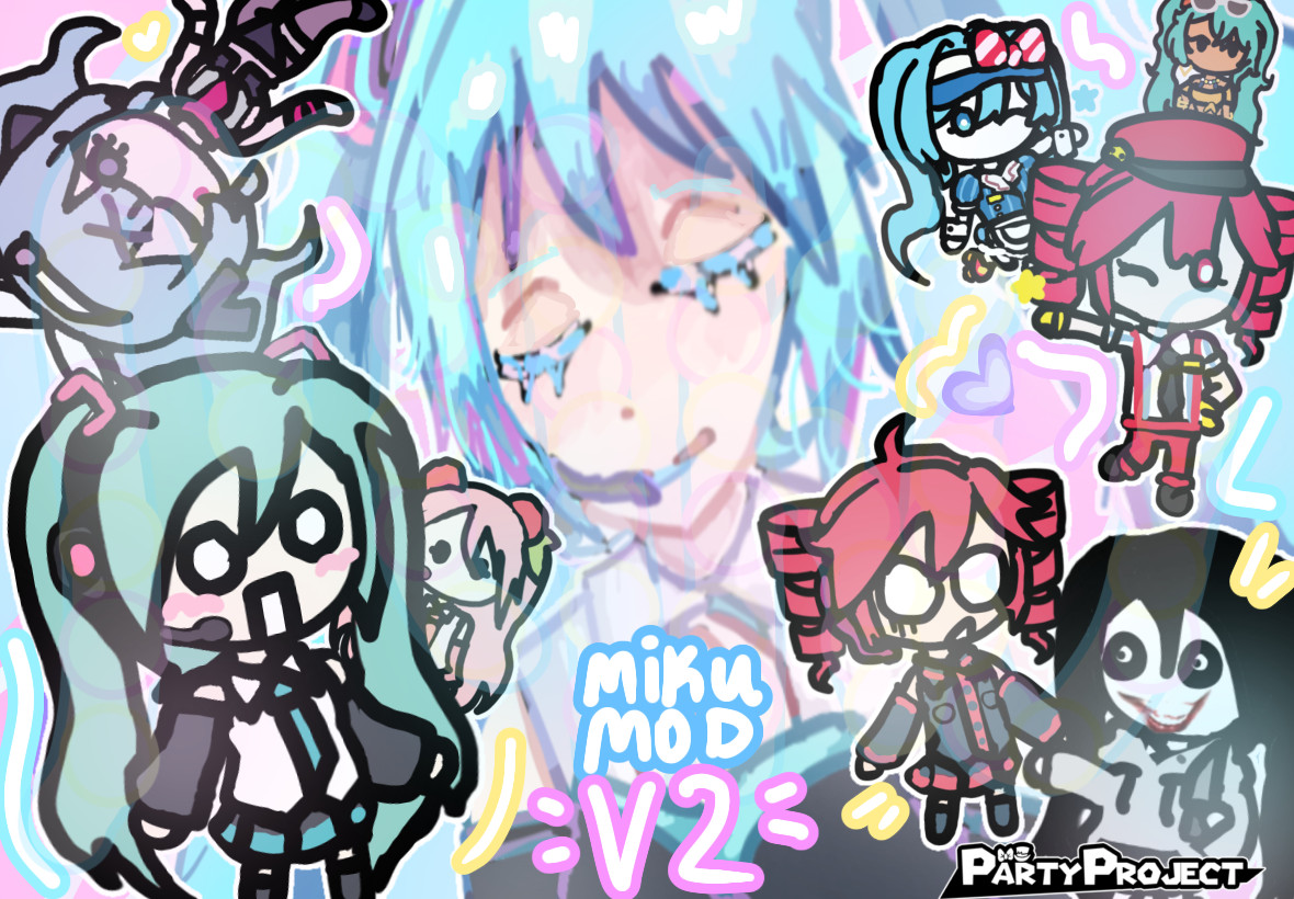 MIKU x PARTY PROJECT (V2 Update) Mod for Party Project | PProject Mods