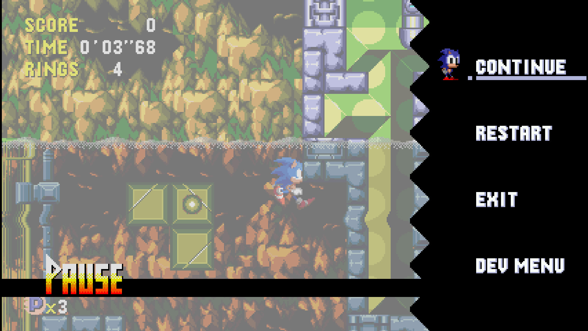 June 22nd Pause Text Mod for Sonic CD (2011) | SCD Mods