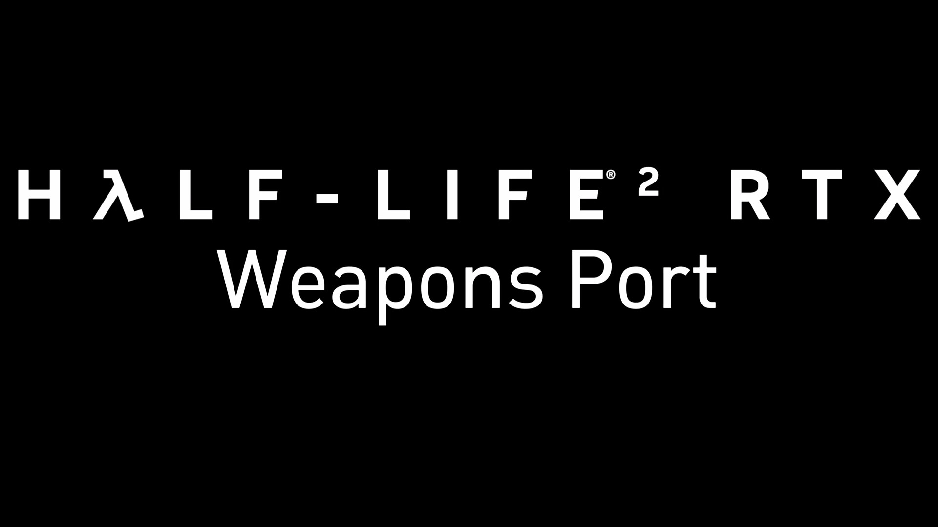 Half-Life 2 RTX Weapons for HL2 Mod for Half-Life 2 | HL2 Mods