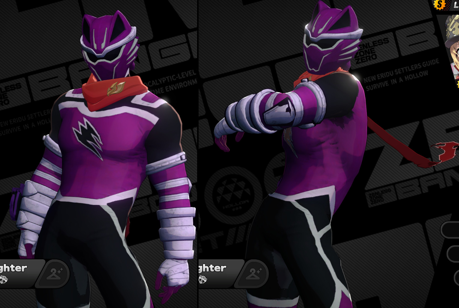 Purple Jungle Fury Lighter Mod for Zenless Zone Zero | ZZZ Mods