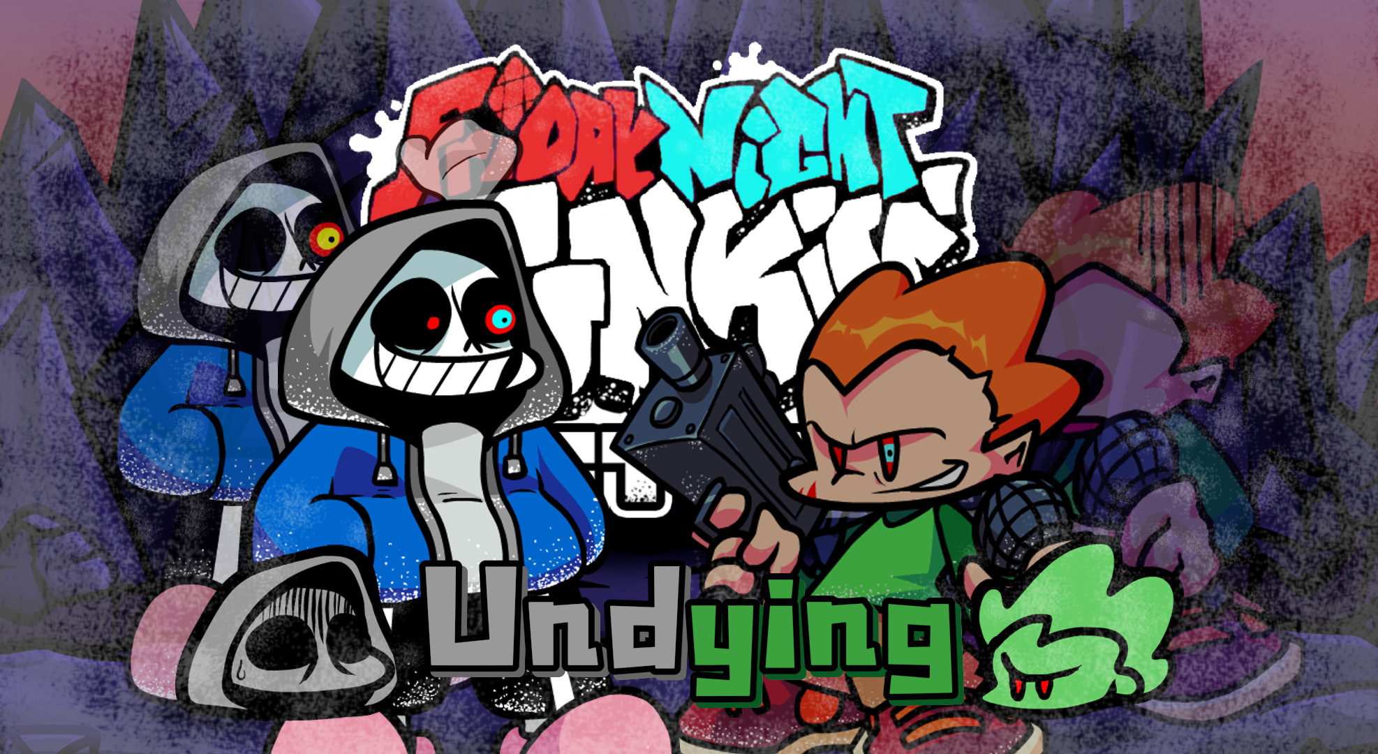 [Fanmade]Undying playable chart Mod for Friday Night Funkin' | FNF Mods