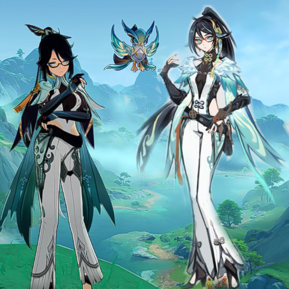 Concept art Xianyun Mod for Genshin Impact | GI Mods