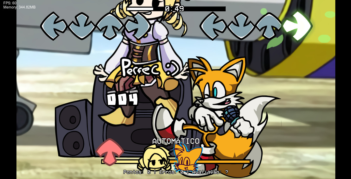 Playable Anime Tails + FLA Mod for Friday Night Funkin' | FNF Mods