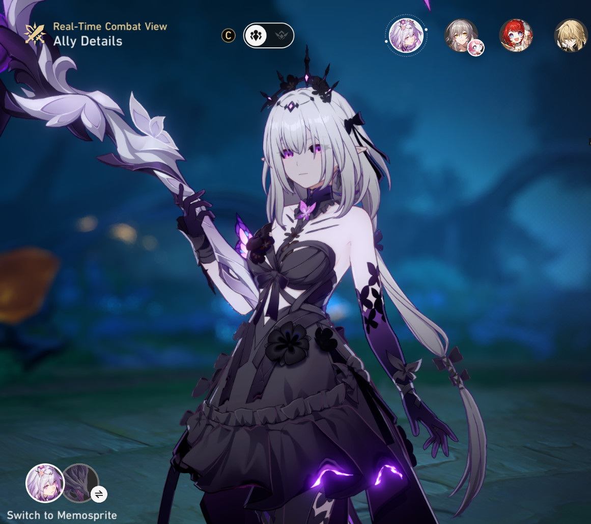 Dark Eyes Castorice Mod for Honkai Star Rail | HSR Mods