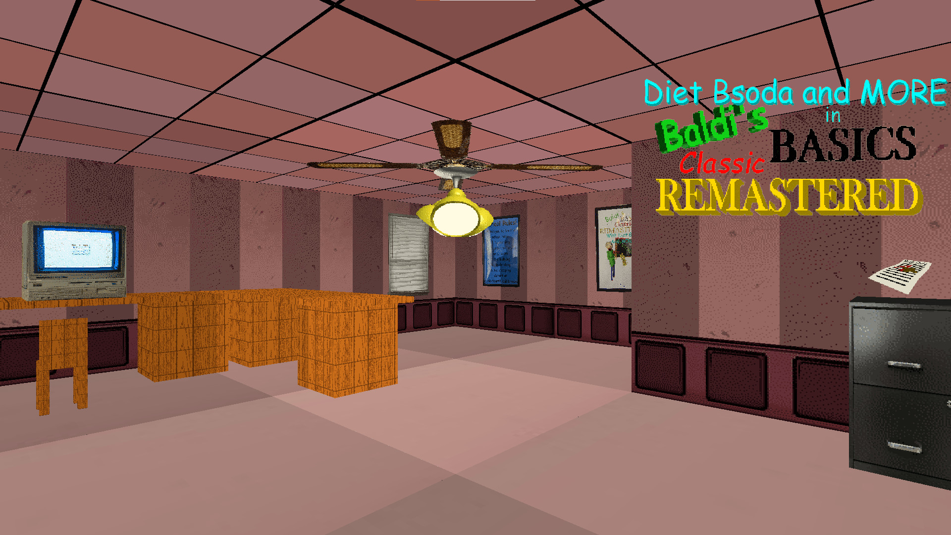 Diet BSODA and More in BBCR Mod for Baldi's Basics | Baldi Mods