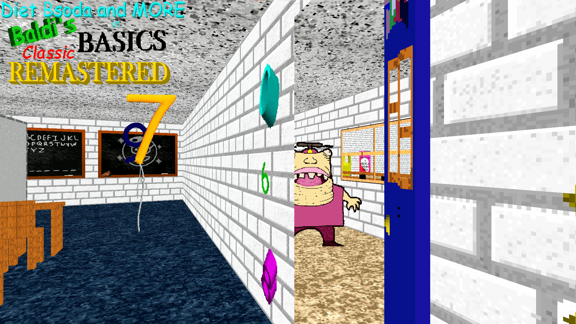 Diet BSODA and More in BBCR Mod for Baldi's Basics | Baldi Mods