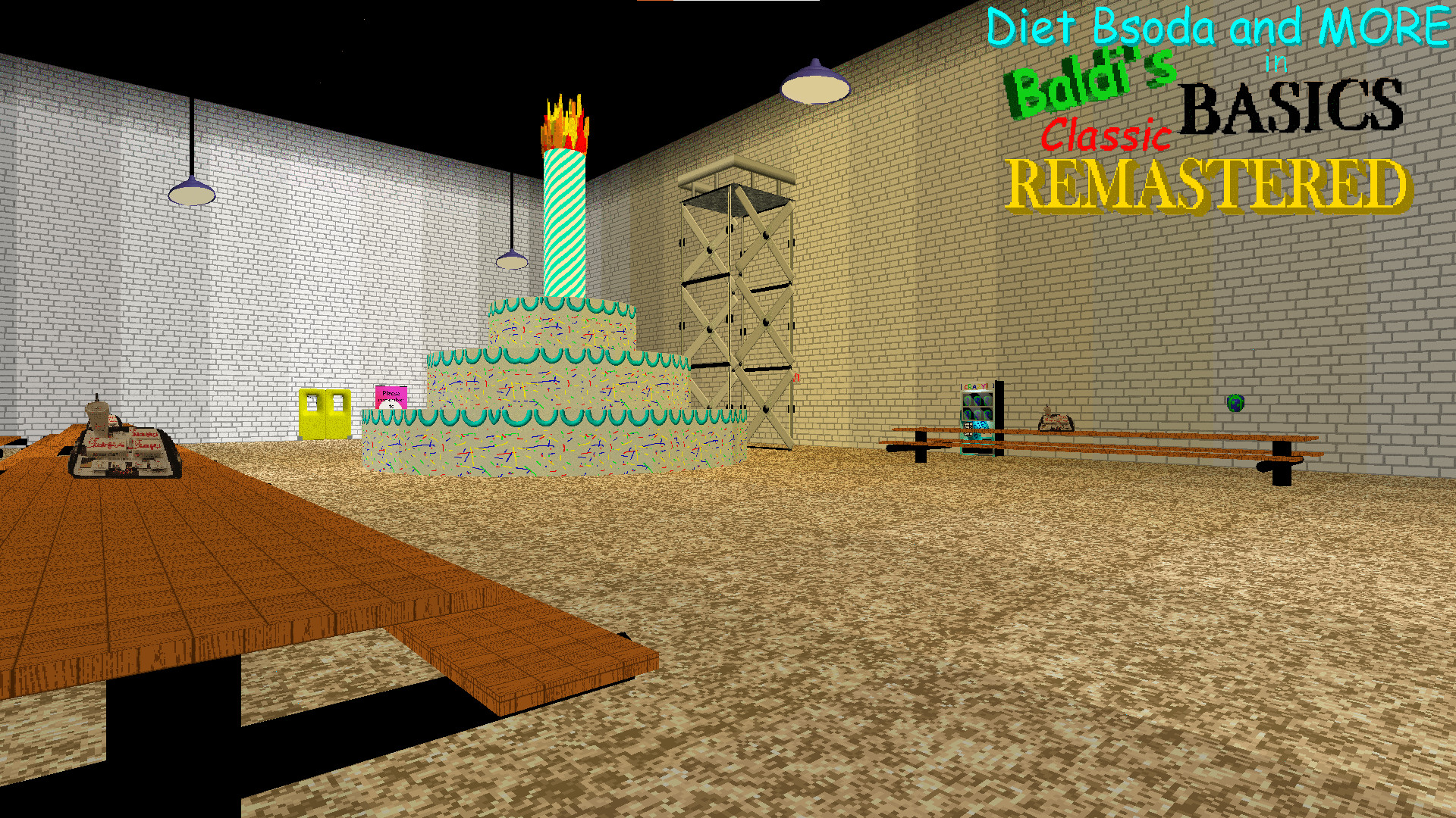 Diet BSODA and More in BBCR Mod for Baldi's Basics | Baldi Mods