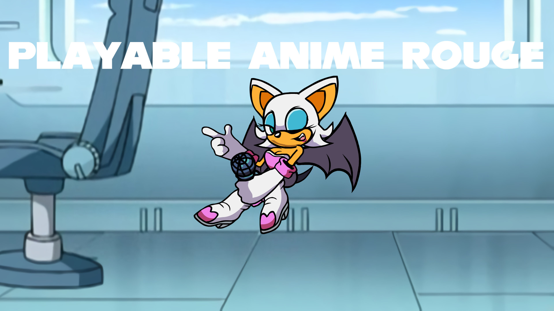 Playable Anime Rouge + FLA Mod for Friday Night Funkin' | FNF Mods