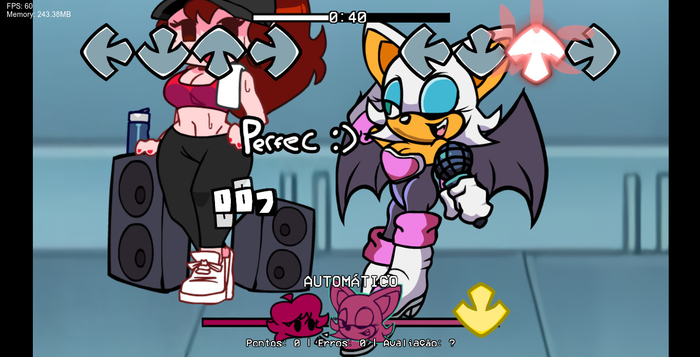 Playable Anime Rouge + FLA Mod for Friday Night Funkin' | FNF Mods