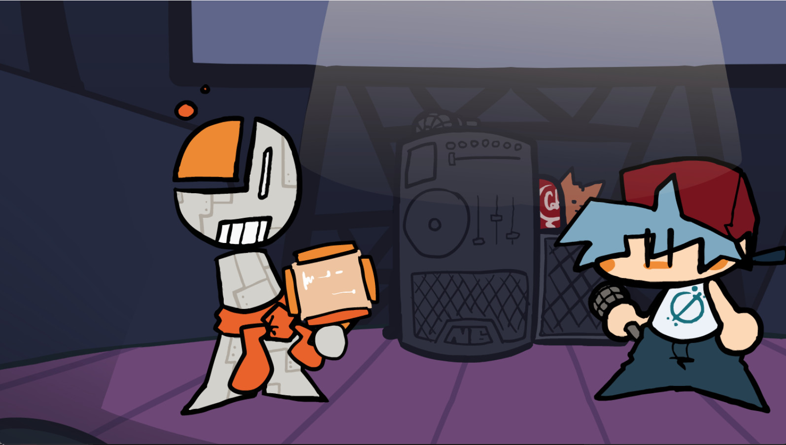 FNF: On Stage Mod for Friday Night Funkin' | FNF Mods