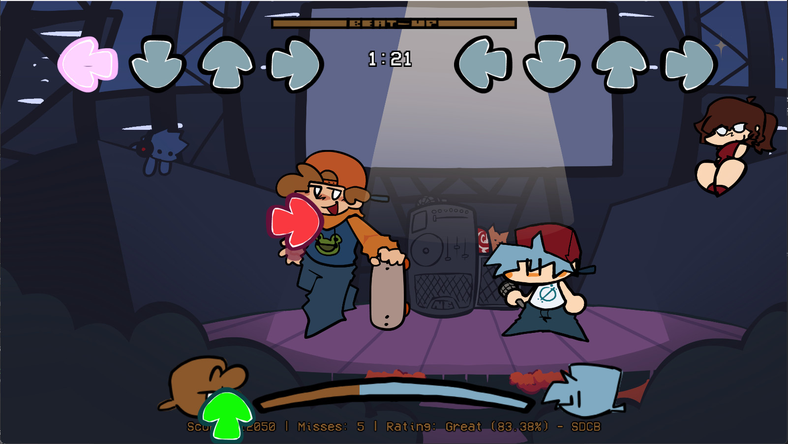 FNF: On Stage Mod for Friday Night Funkin' | FNF Mods