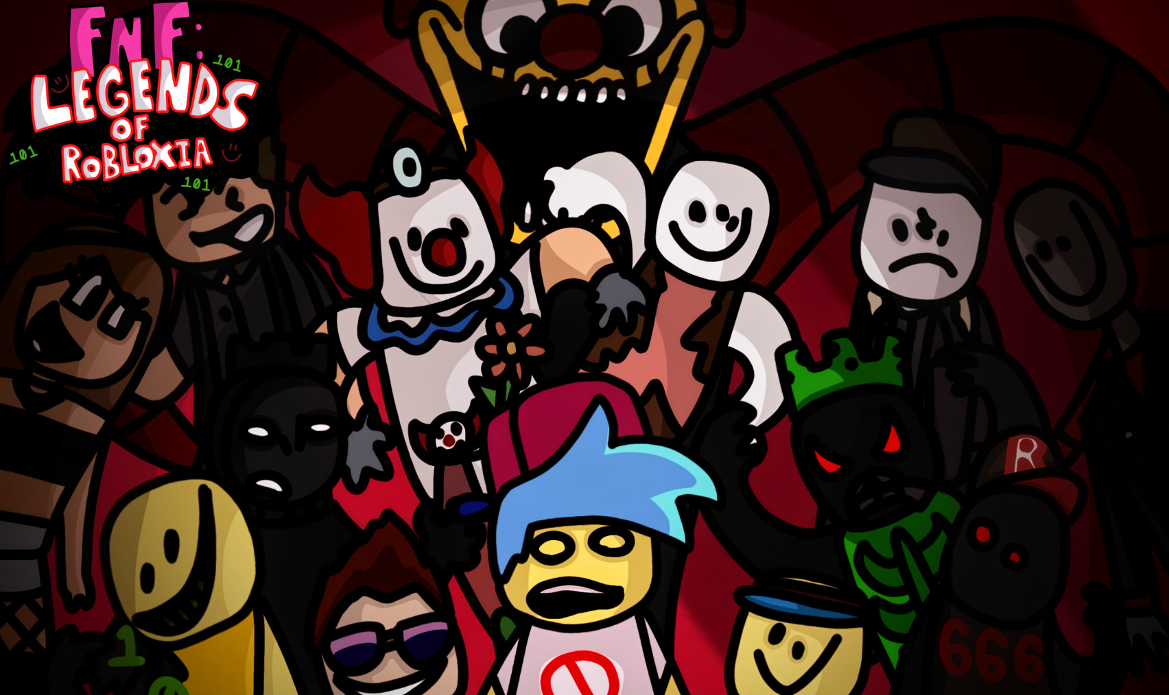 FNF: Legends of Robloxia Mod for Friday Night Funkin' | FNF Mods