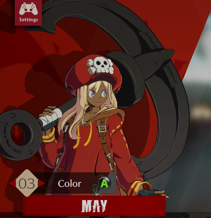 May Color 3 with Color 9 Hair (From Request) Mod for GUILTY GEAR ...