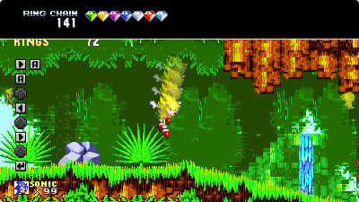 Super sonic falling sprite and spring twirl eyes Mod for Sonic 3 A.I.R ...