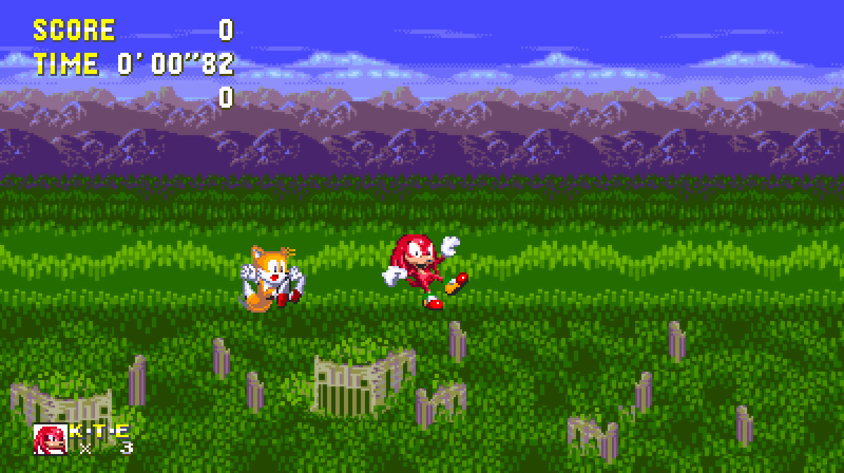 Extra Knuckles Frames Mod for Sonic 3 A.I.R. | S3AIR Mods