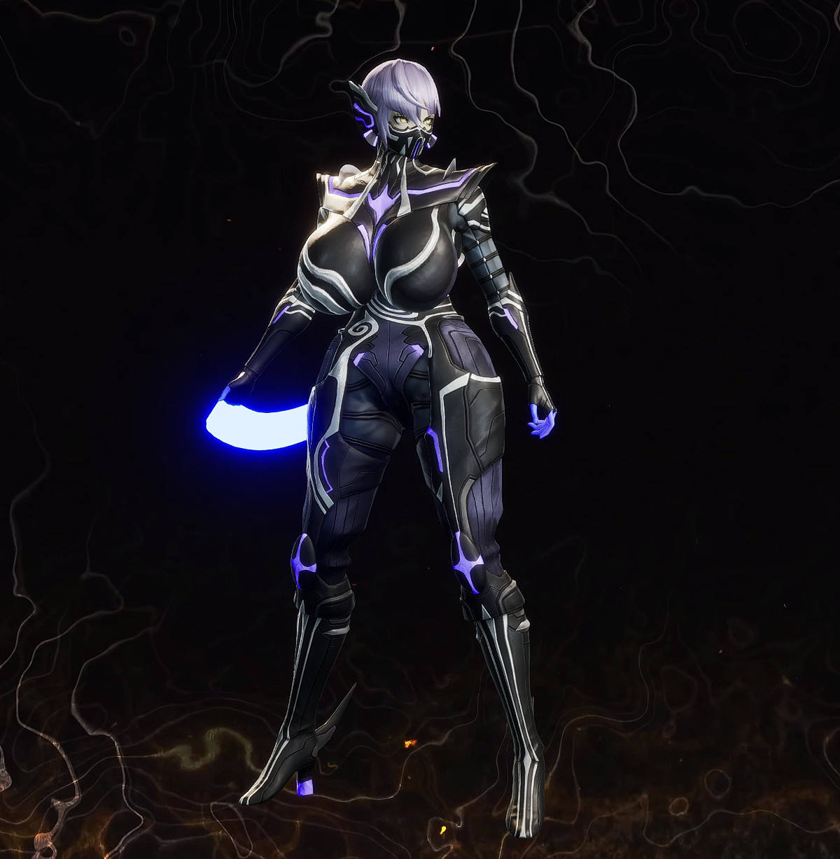 Nahobino Tsukuyomi Big/Mega Curvy - Long Hair Mod for Shin Megami ...