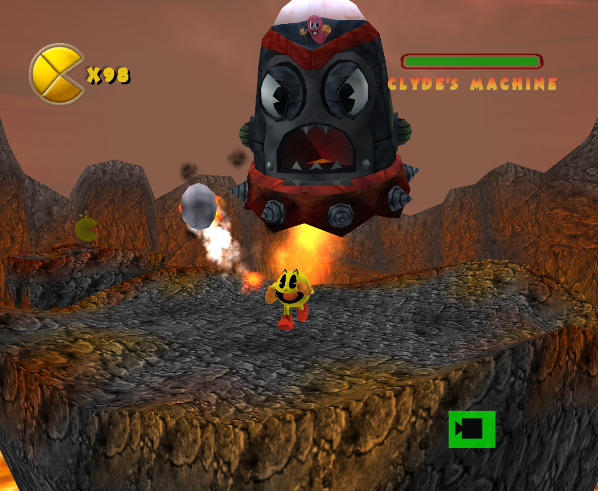 Repaired Clyde's Dome Hitbox Mod for Pac-Man World 2 | PMW2 Mods