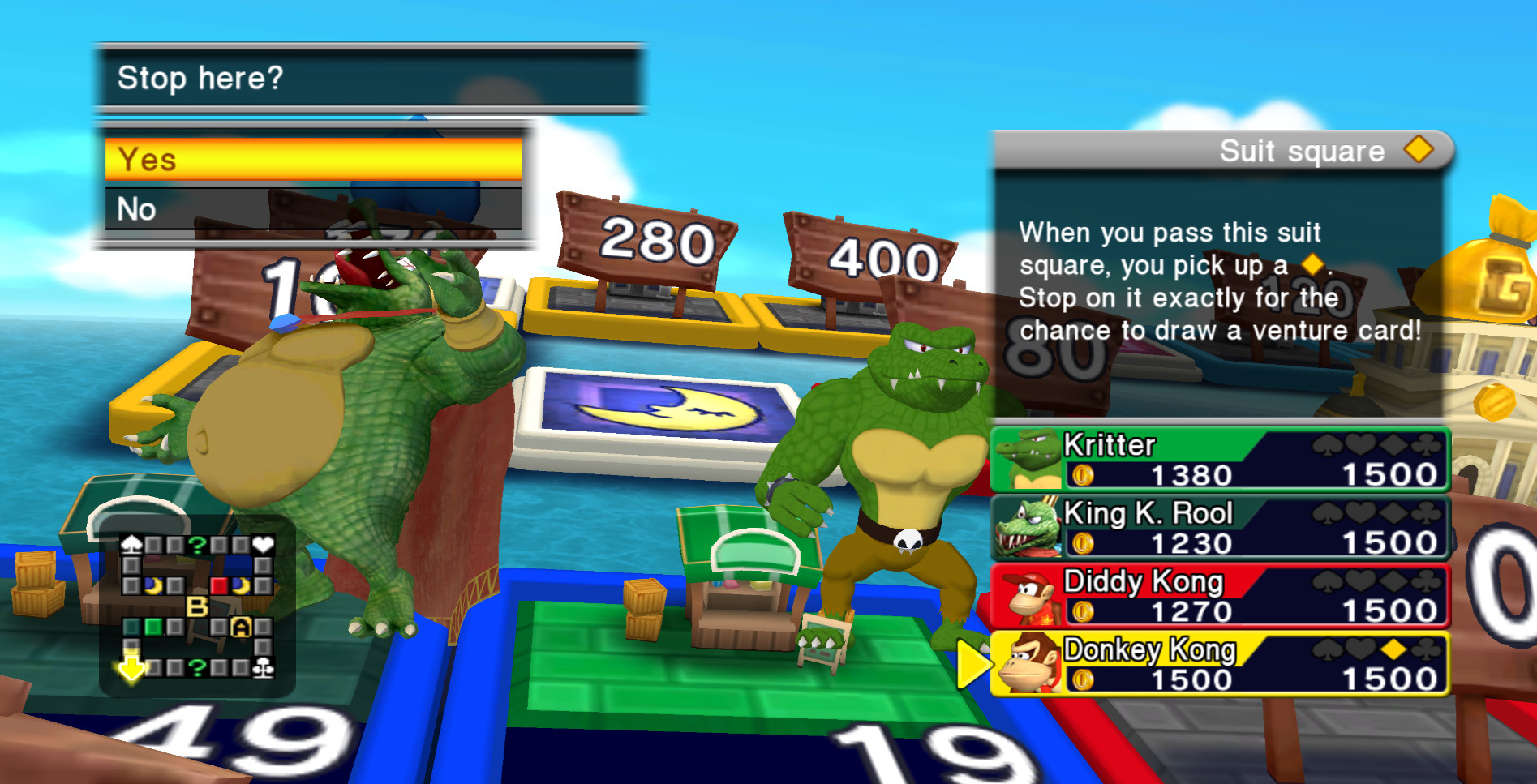 King K. Rool and Kritter in Fortune Street Mod for Fortune Street | FST ...