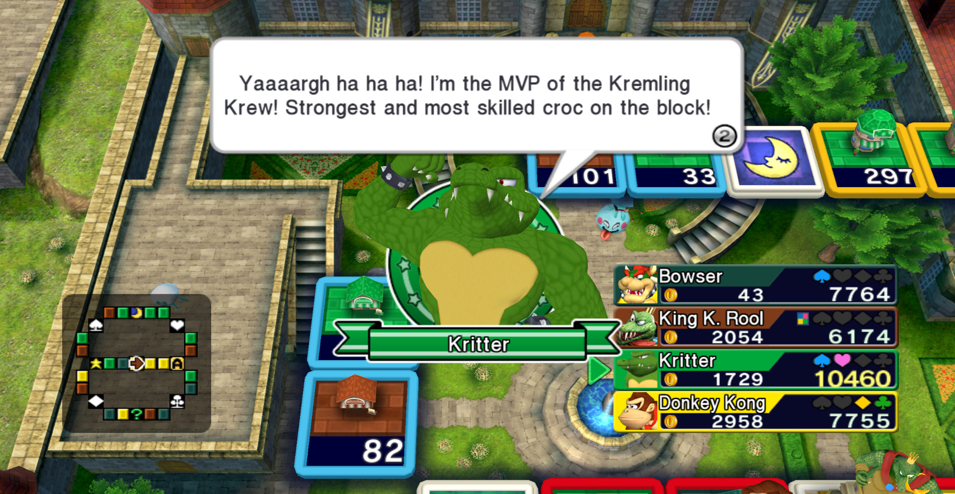 King K. Rool and Kritter in Fortune Street Mod for Fortune Street | FST ...