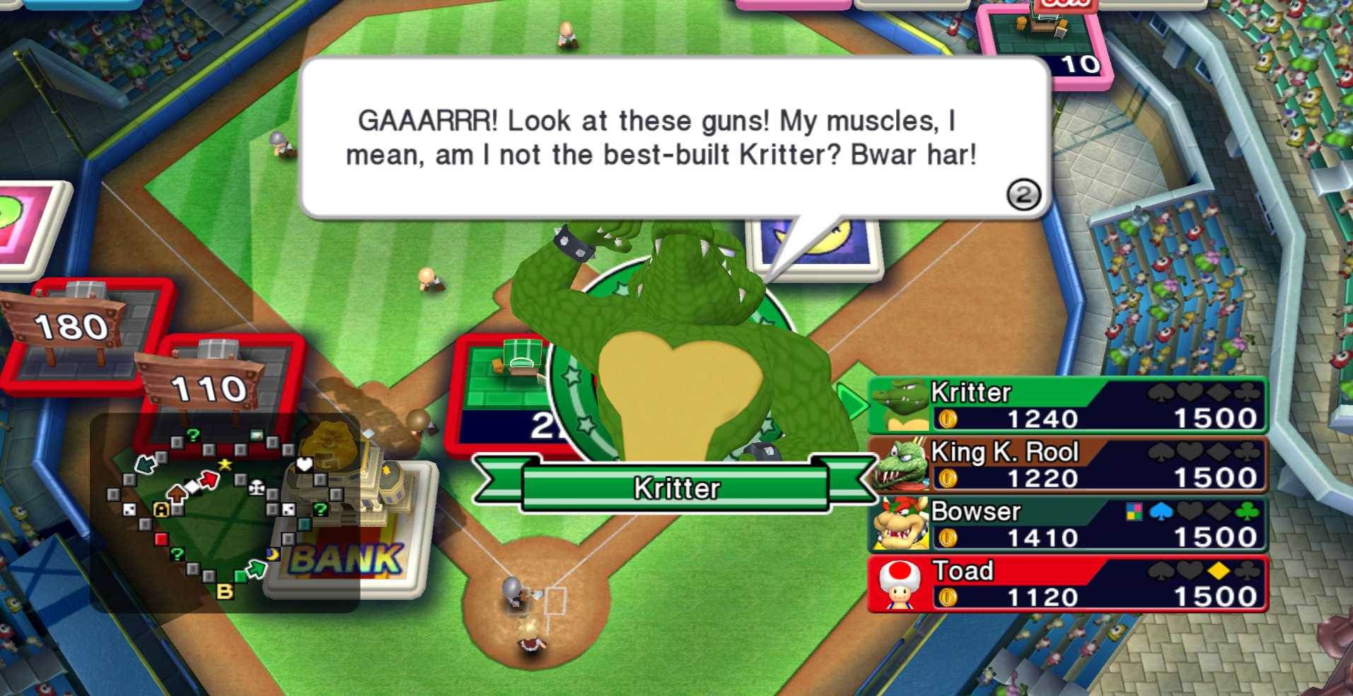 King K. Rool and Kritter in Fortune Street Mod for Fortune Street | FST ...