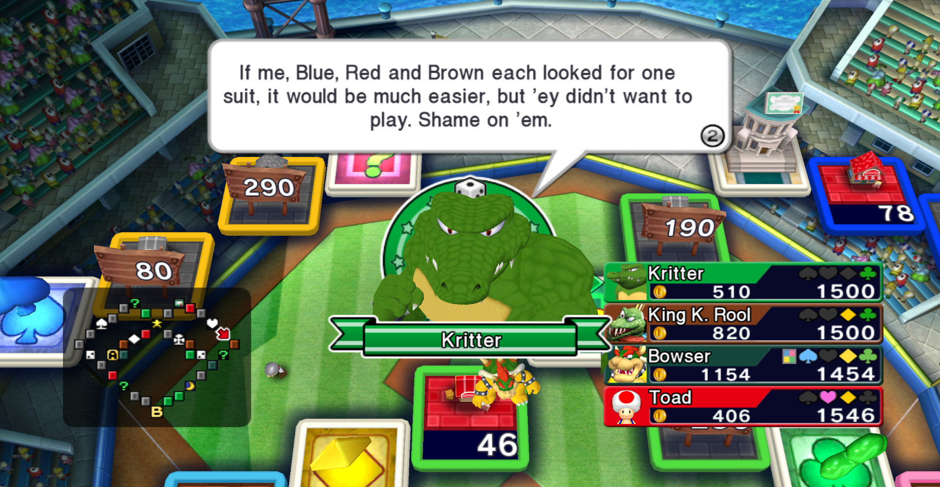 King K. Rool and Kritter in Fortune Street Mod for Fortune Street | FST ...