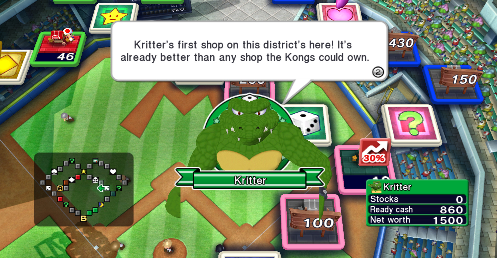 King K. Rool and Kritter in Fortune Street Mod for Fortune Street | FST ...