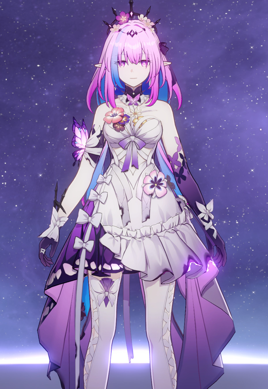 Castorice Pink Hair and Blue Highlights Mod for Honkai Star Rail | HSR Mods