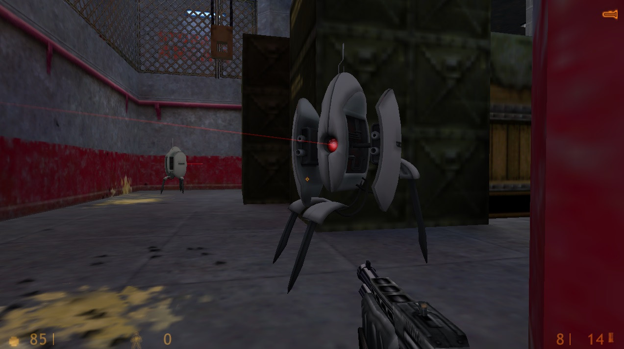 Portal turret replacement Mod for Half-Life | HL Mods