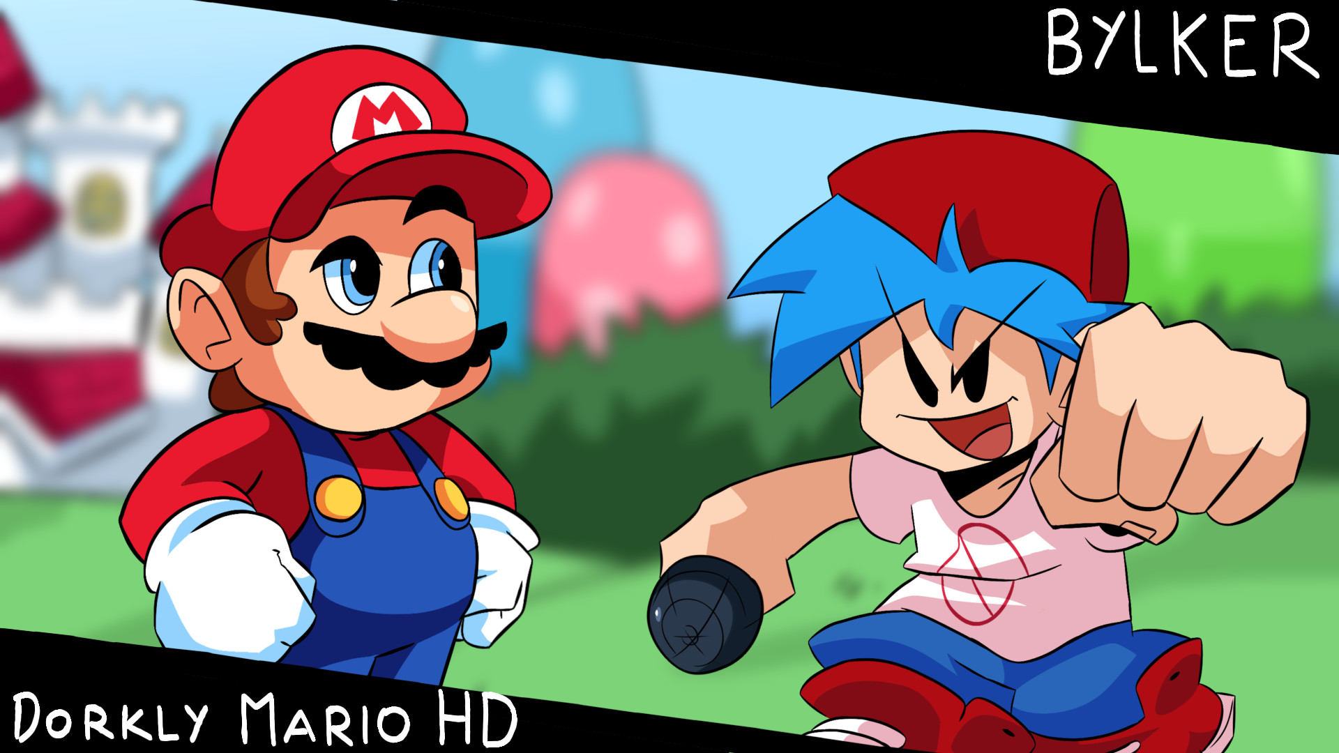 VS HD Dorkly Mario Mod for Friday Night Funkin' | FNF Mods