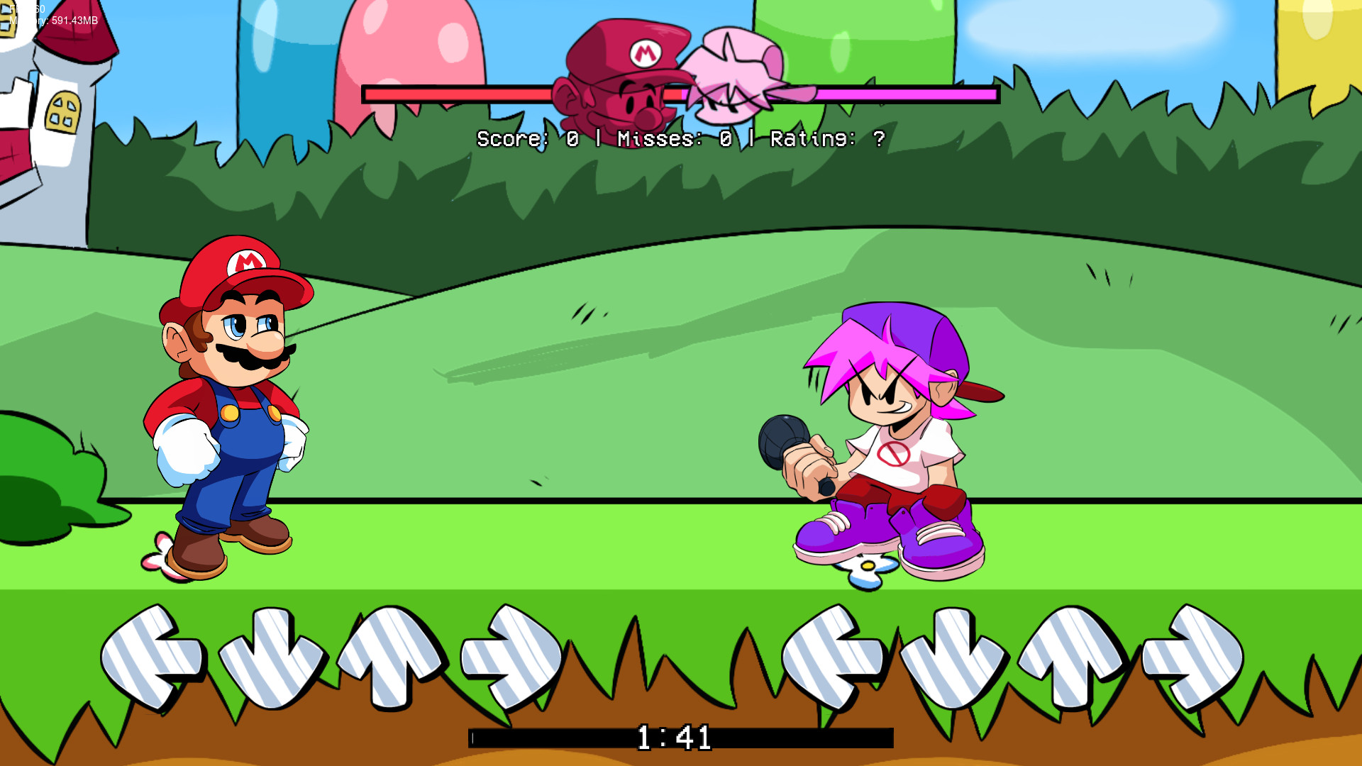 VS HD Dorkly Mario Mod for Friday Night Funkin' | FNF Mods