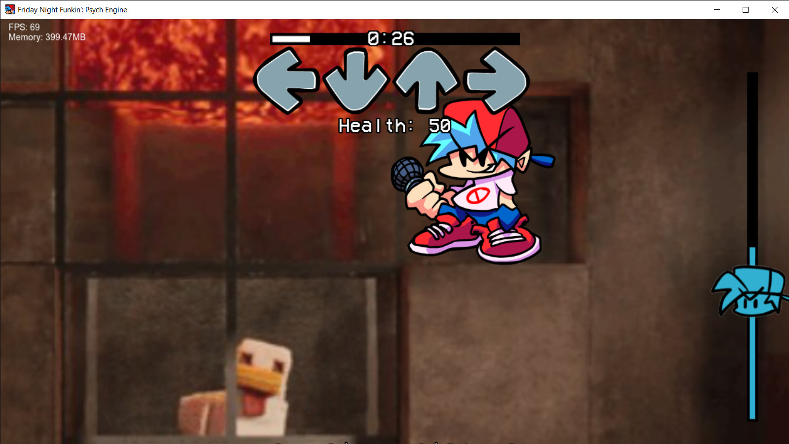 FNF Minecraft Steve's Lava Chicken Cover Mod for Friday Night Funkin ...