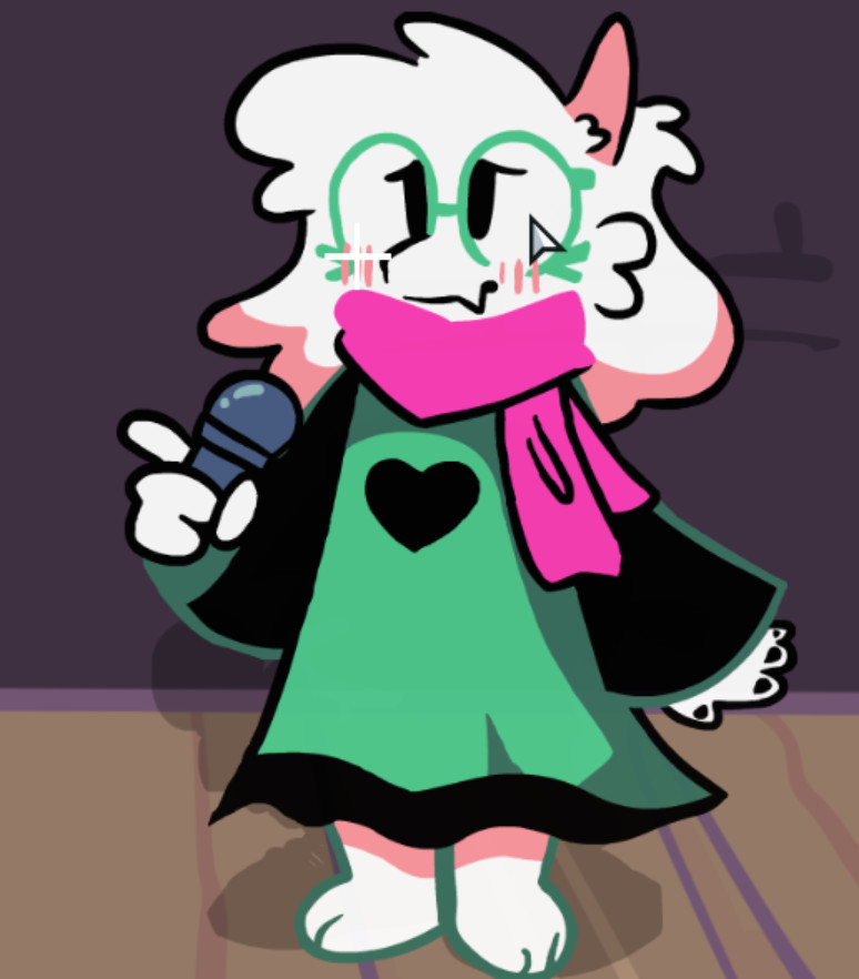 Ralsei skin for psych online Mod for Friday Night Funkin' | FNF Mods