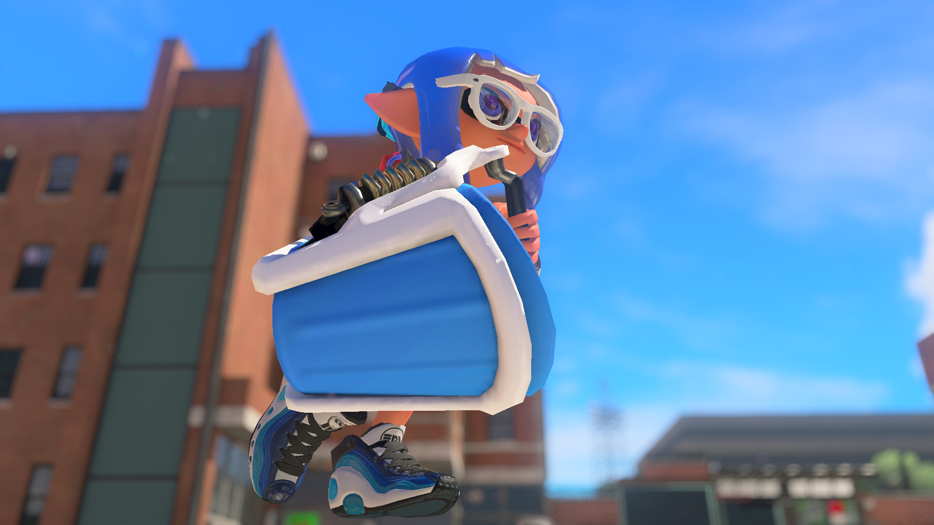 Sky Blue Slosher Mod for Splatoon 3 | Splatoon 3 Mods